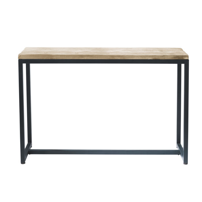 Whitewashed Wood Sofa Table | Baci Living Room